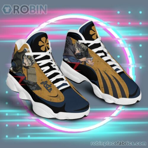 Anime Shoes Black Clover Asta Air Jordan 13 Sneaker - RobinPlaceFabrics