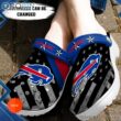 Football Crocs - Personalized Buffalo Bills American Flag Clog Shoes ...