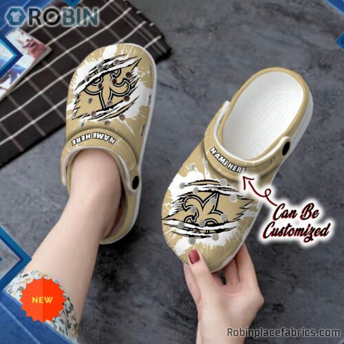 Minnesota Vikings Crocs - Personalized M.Vikings Football Ripped Claw ...