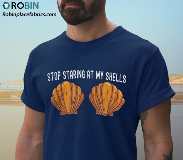 Halloween Costumes Stop Staring At My Mermaid Shell Shirt ...