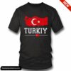 Flag Souvenir And Turkish Map Distressed Turkiye Shirt - RobinPlaceFabrics