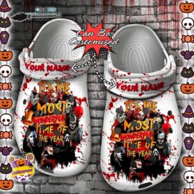Halloween Clogs - Personalized Horror Characters Pumpkin Night Crocs ...