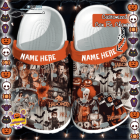 Halloween Clogs - Personalized Horror Movie Spooky Season Crocs Shoes ...