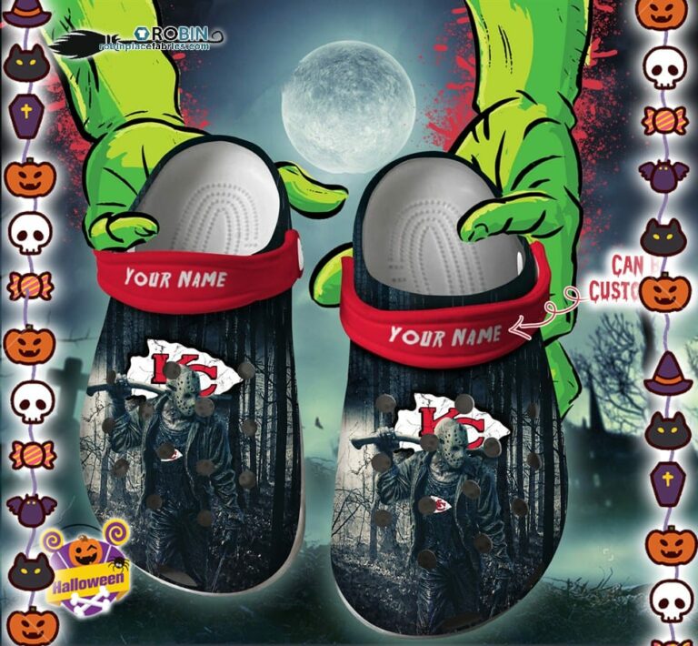 Halloween Clogs - Personalized Kansas City Chiefs Friday the 13th ...