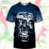 Seattle Seahawks T-Shirt Halloween Horror Night - AOP Tshirt ...