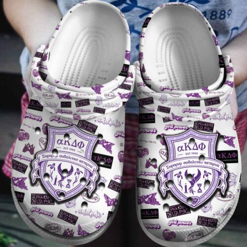 Alpha Kappa Alpha AKA 1908 Crocs Classic Clogs Shoes - RobinPlaceFabrics