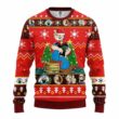 Power Ranger Red Ugly Christmas Sweatshirt - RobinPlaceFabrics