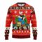 Power Ranger Red Ugly Christmas Sweatshirt - RobinPlaceFabrics