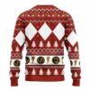 Power Ranger Red Ugly Christmas Sweatshirt - RobinPlaceFabrics