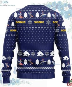 Sonic The Hedgehog Ugly Christmas Sweater 1 - RobinPlaceFabrics