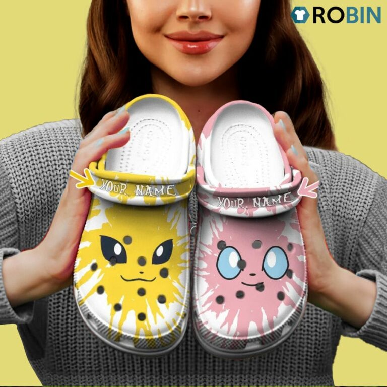 Personalized Porsche Red White Crocs - RobinPlaceFabrics