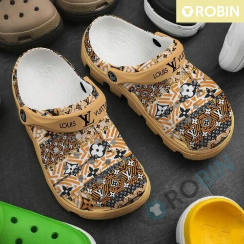 LV Louis Vuitton Colorfull Crocs - RobinPlaceFabrics