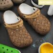 LV Wooden Style Louis Vuitton Crocs - RobinPlaceFabrics