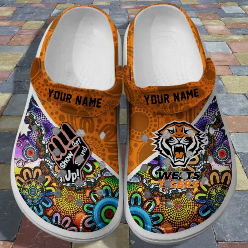 Custom Wests Tigers Crocs - RobinPlaceFabrics