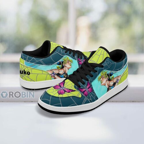 JoJo's Bizarre Adventure Jolyne Kujo Shoes, Anime Low Jordan Sneaker ...