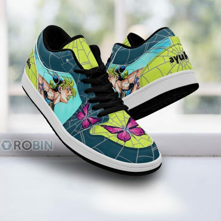 JoJo's Bizarre Adventure Jolyne Kujo Shoes, Anime Low Jordan Sneaker ...