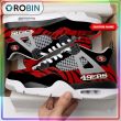 Custom San Francisco 49ers Tiger Skin Air Jordan 4 Sneaker ...