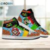 Super Mario Luigi and Mario Jordan 1 High Sneakers Custom For Gamer ...