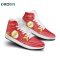 The Flash Air Shoes Custom Superhero Jordan 1 High - RobinPlaceFabrics