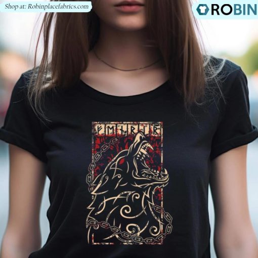 Fenrir Wolf Shirt - RobinPlaceFabrics