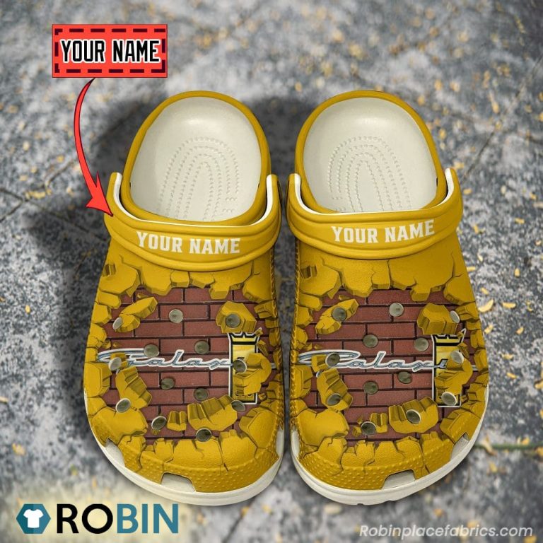 Ford Galaxie Break Cracked Hole Design Crocs Shoes - RobinPlaceFabrics