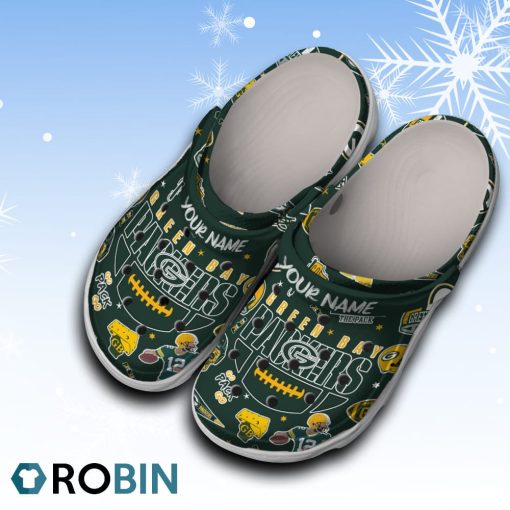 Green Bay Packers NFL 3D Printed Classic Crocs - RobinPlaceFabrics