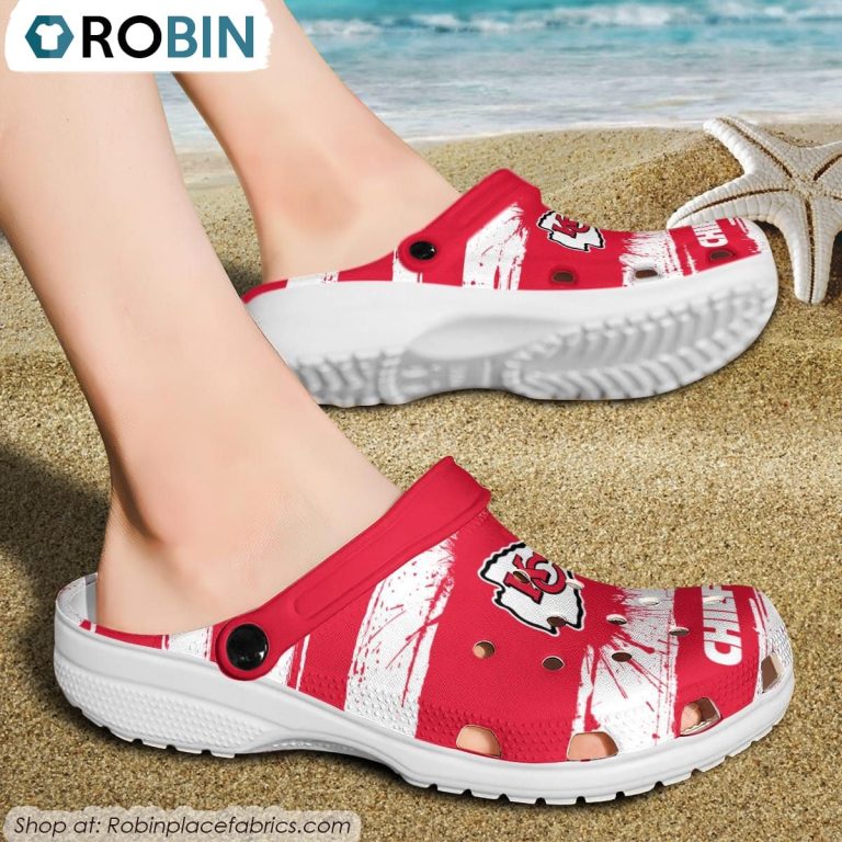Kansas City Chiefs Ink Splash Crocs Shoes, Kansas City Chiefs Footwear ...