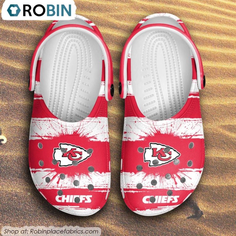 Kansas City Chiefs Ink Splash Crocs Shoes, Kansas City Chiefs Footwear ...