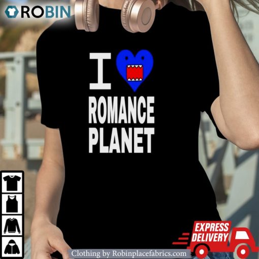 I Love Romanceplanet Shirt - RobinPlaceFabrics