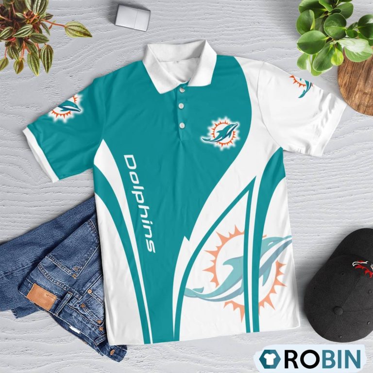 Miami Dolphins Magic Team Logo Polo Shirt, Miami Dolphins Merchandise ...