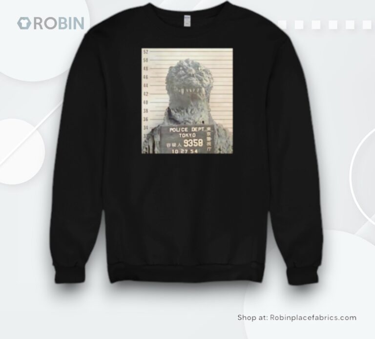 Godzilla's Mugshot Shirt - RobinPlaceFabrics