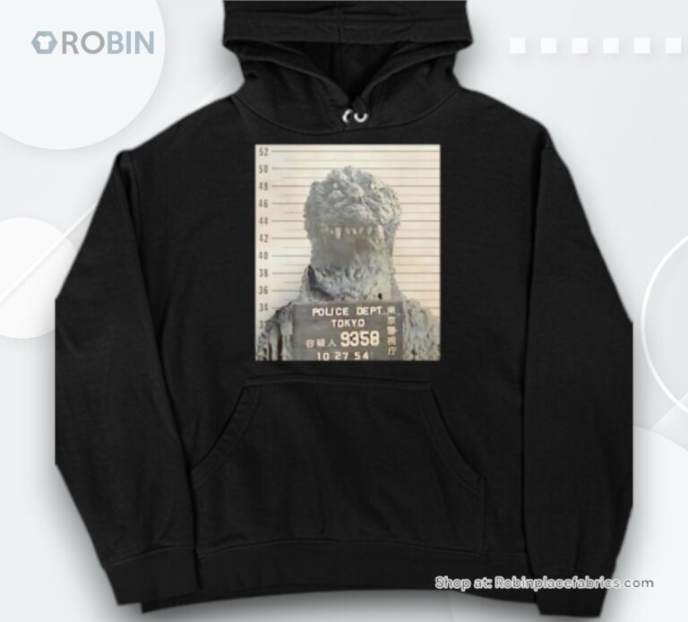 Godzilla's Mugshot Shirt - RobinPlaceFabrics