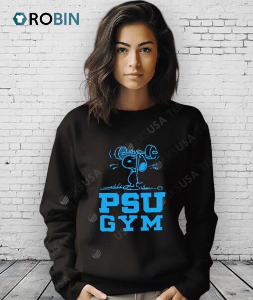 Snoopy Psu Gym Shirt - RobinPlaceFabrics