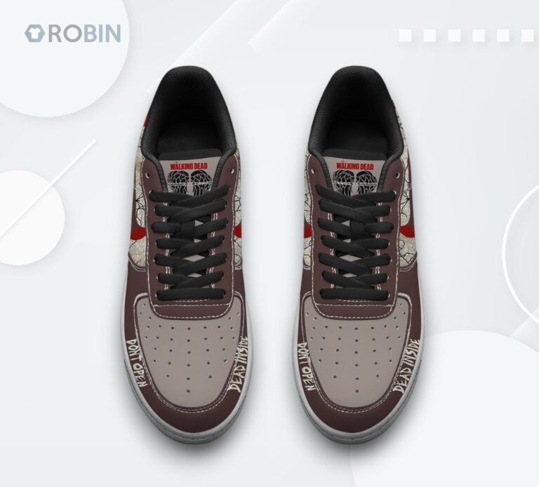 Walking Dead Inspired 'Don't Open, Dead Inside' Air Force 1 Sneakers ...