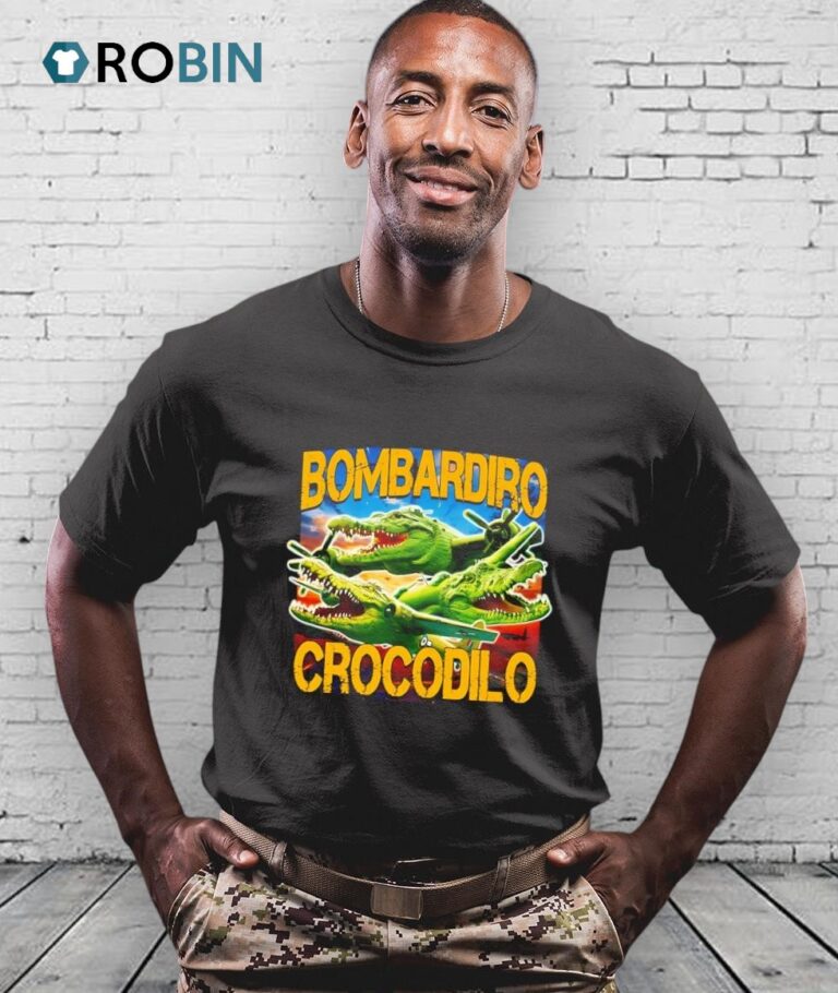 Bombardiro Crocodilo Brainrot Shirt - RobinPlaceFabrics