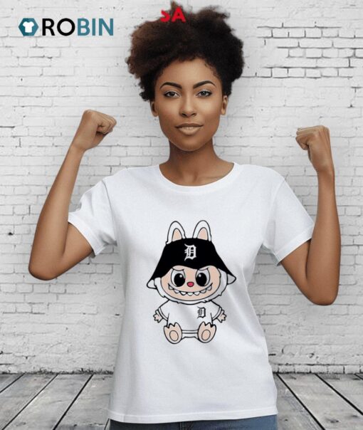 Labubu Detroit Tigers Shirt - RobinPlaceFabrics