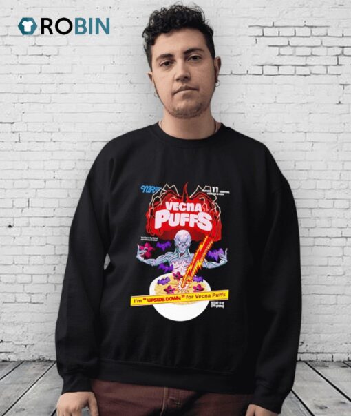 Vecna Puffs Stranger Things Shirt - RobinPlaceFabrics
