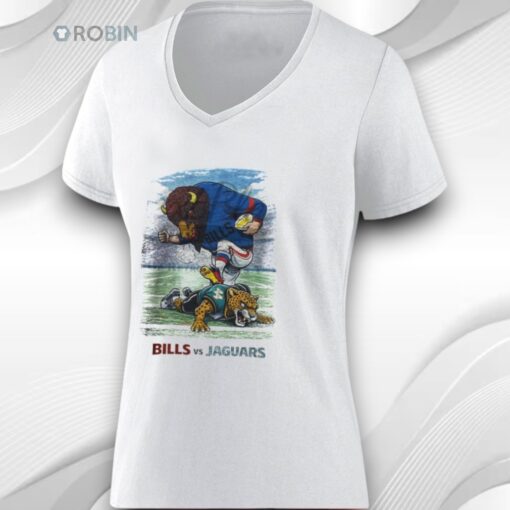 Buffalo Bills Vs. Jacksonville Jaguars Rivalries Football Mascot Shirt ...