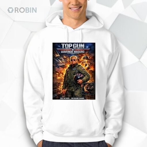 Top Gun Maverick Maduro Donald Trump Fighter Jet Shirt - RobinPlaceFabrics
